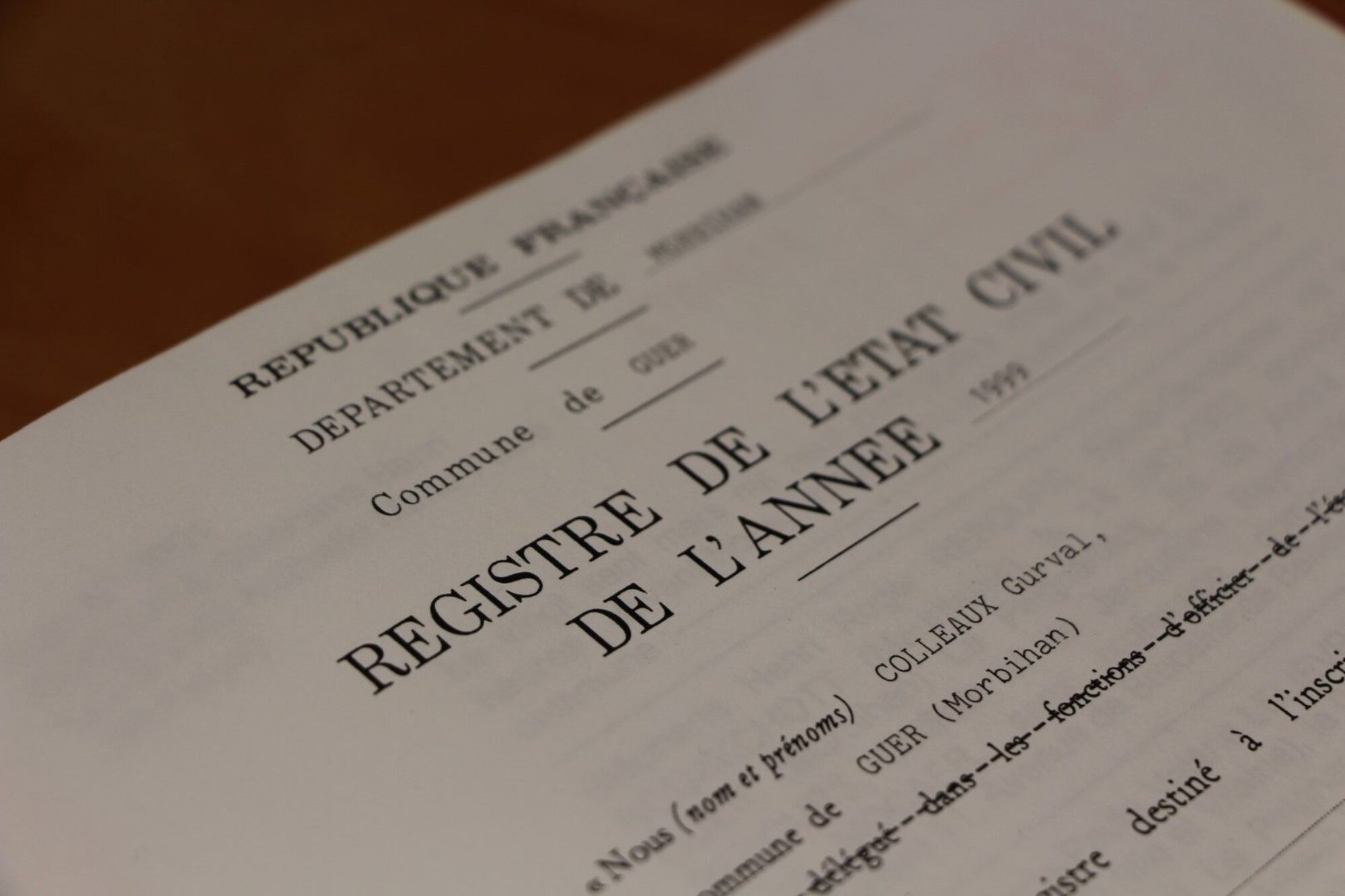 Démarches d'Etat-Civil